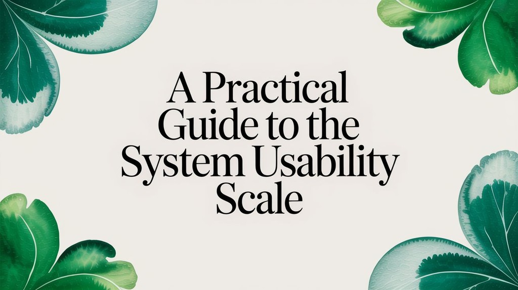 A Practical Guide to the System Usability Scale - Uxia Blog