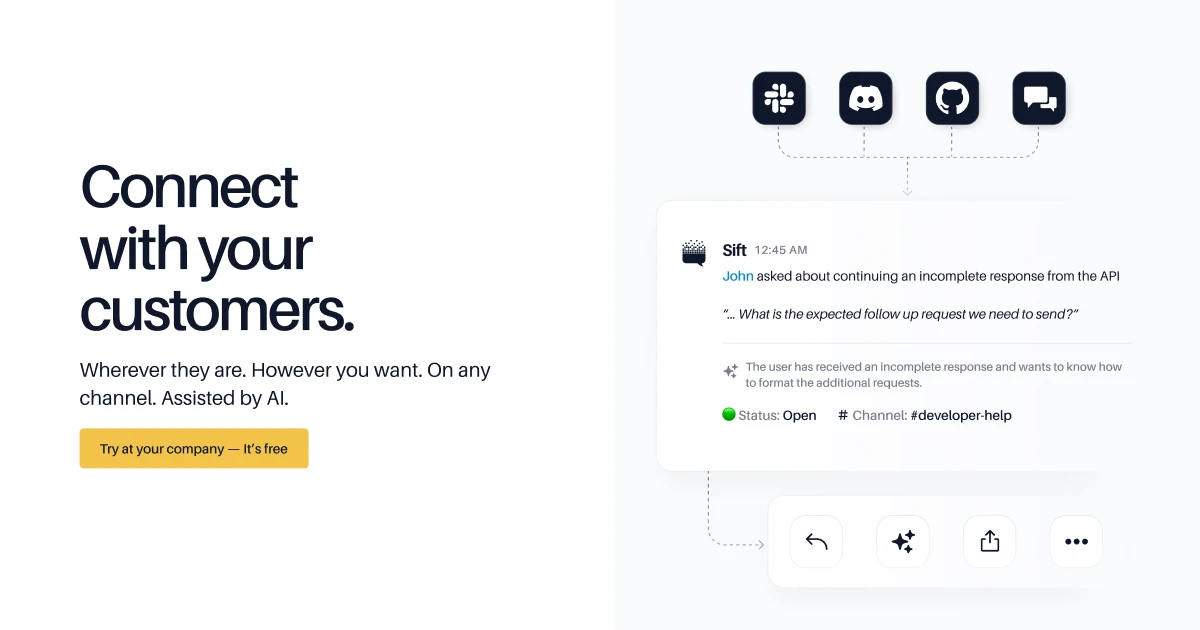 Sift: AI Agents for Social and Community Teams