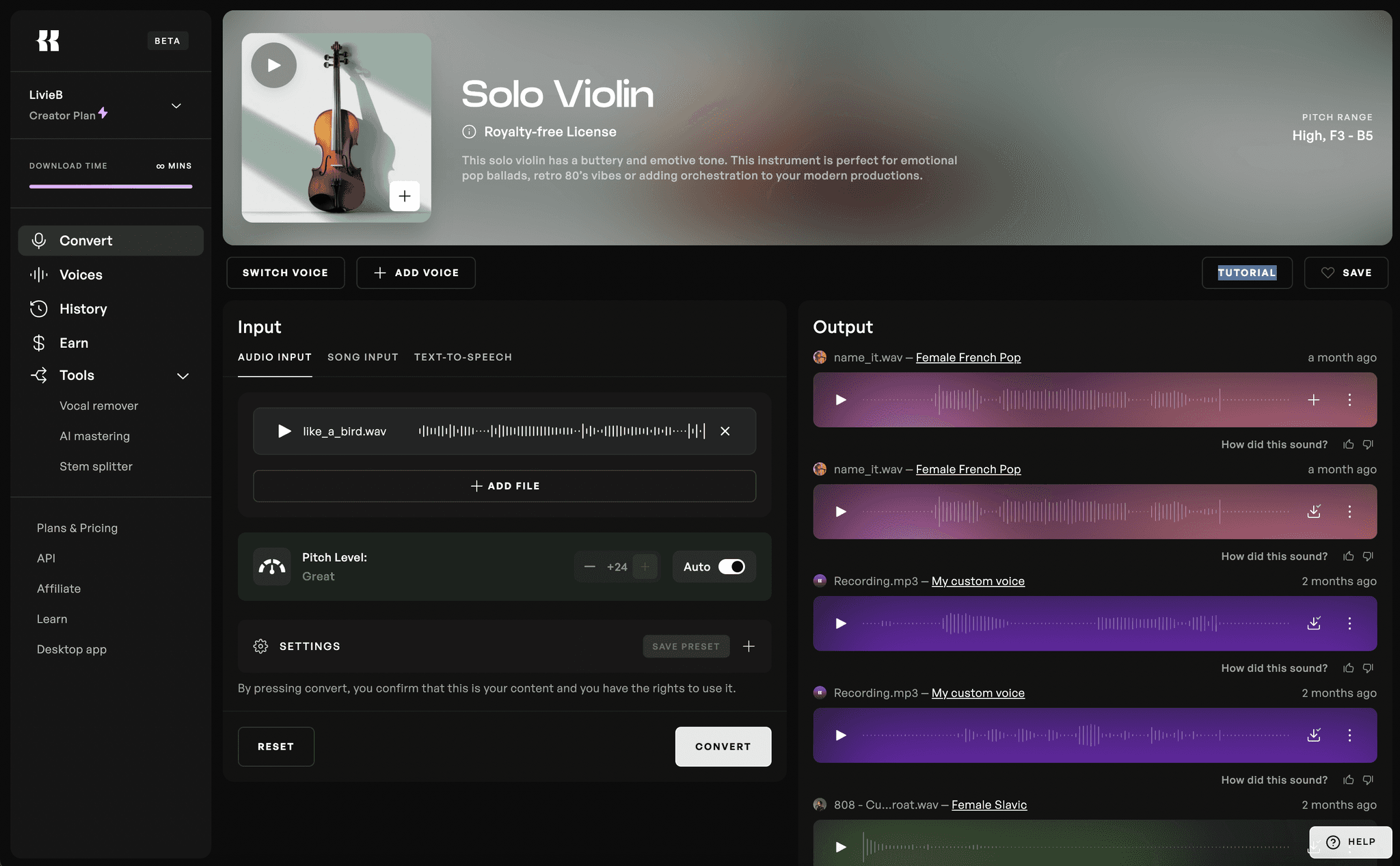 AI Instruments | Play any instrument - royalty-free