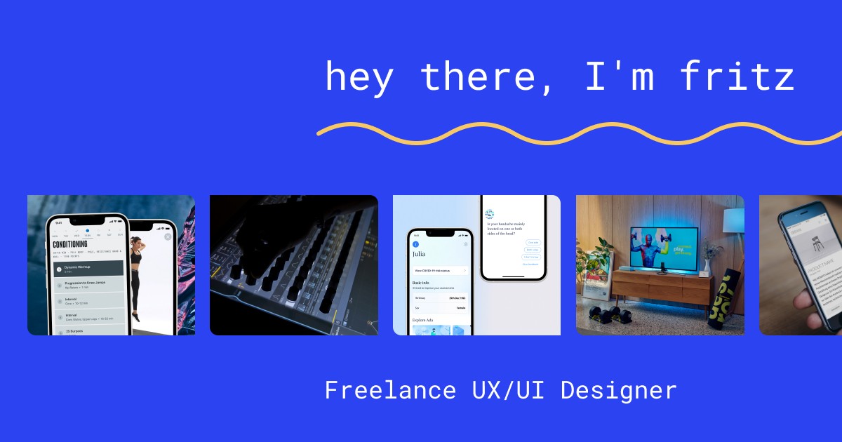 Florian "Fritz" Friesinger - Freelance Senior UI/UX Designer