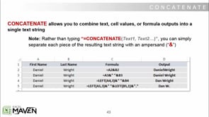 Excel Concatenate: Combine Cells with Ampersand | Maven Analytics ...