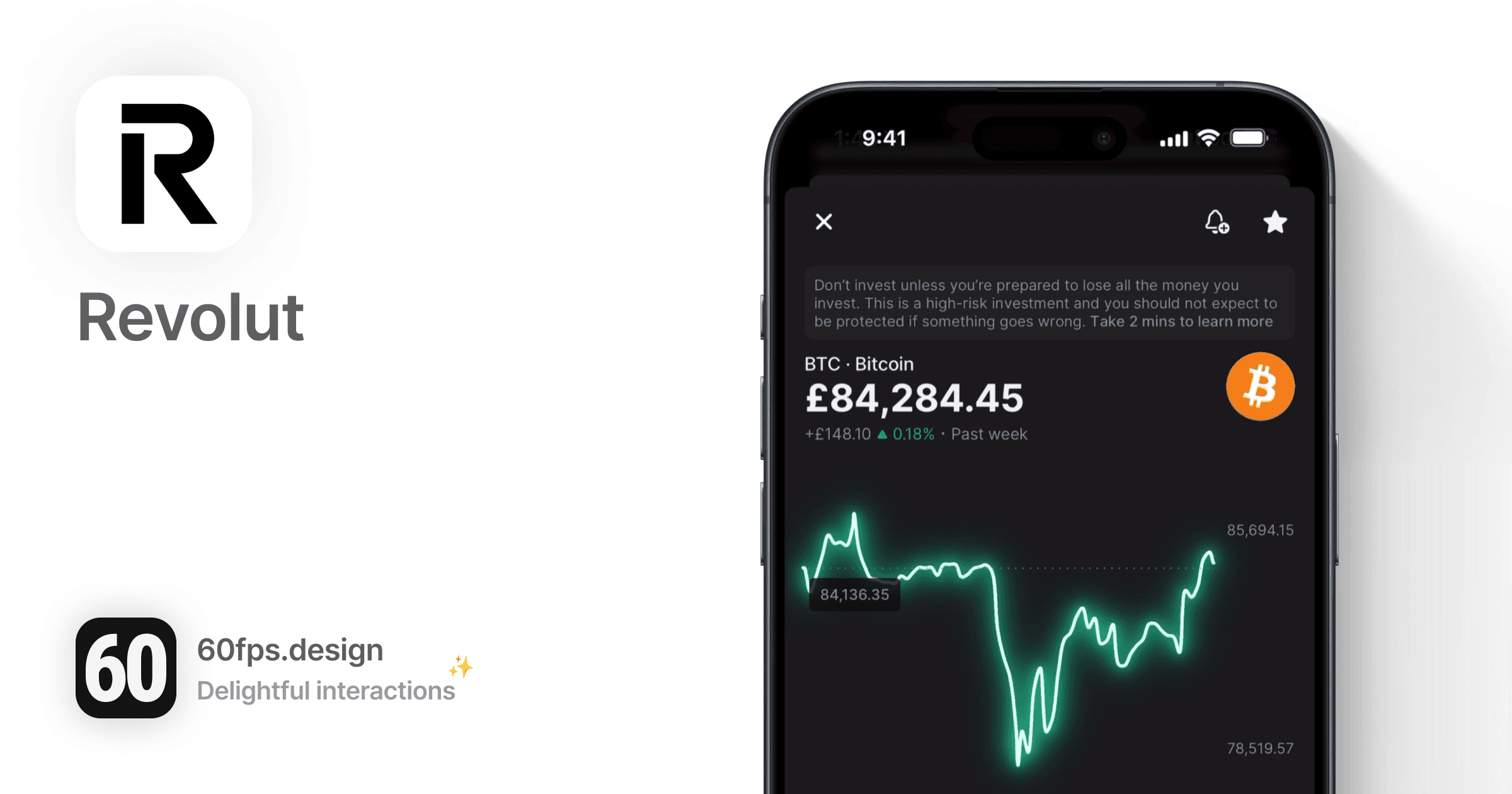 Revolut iOS App UI/UX animation