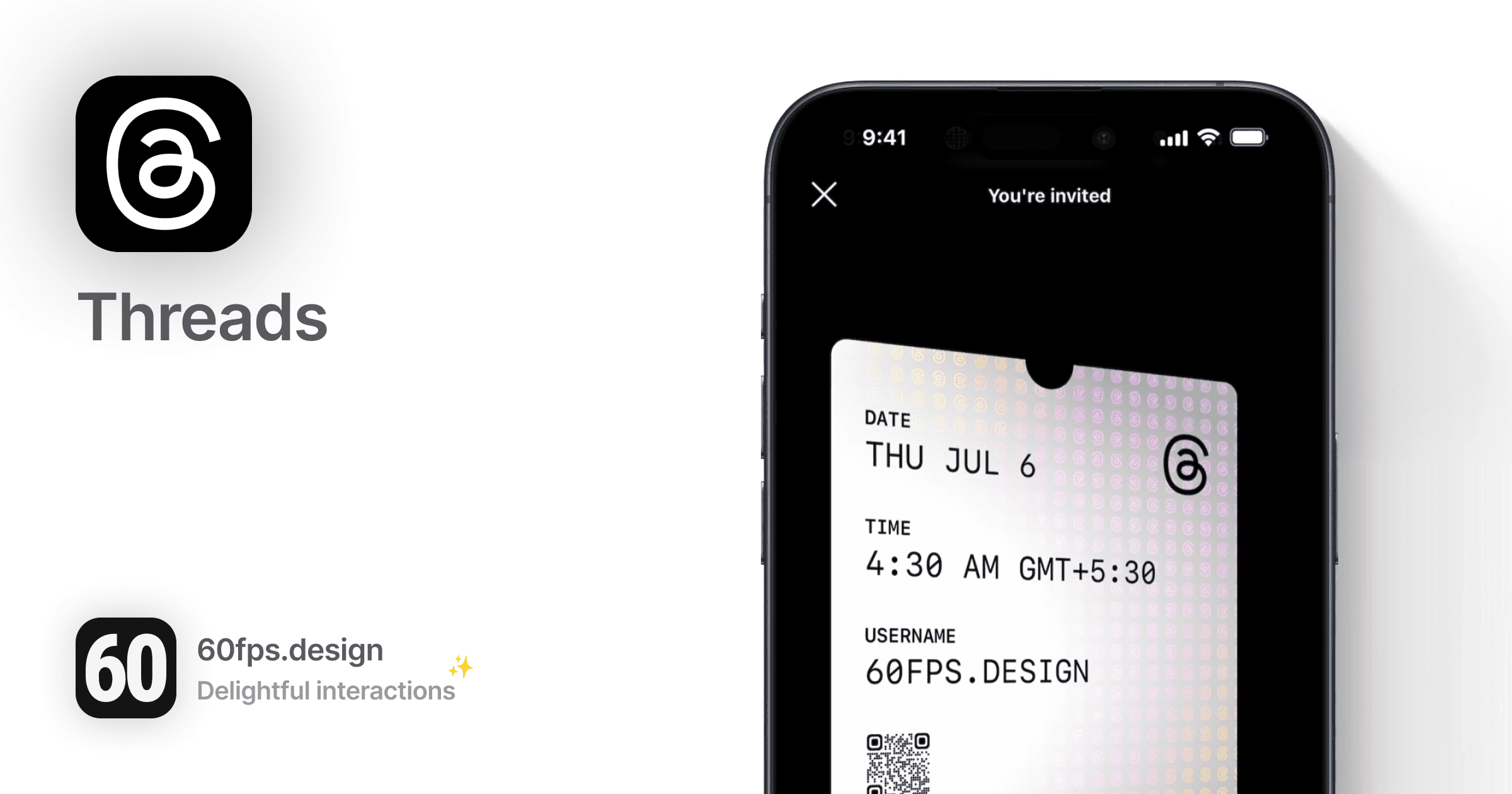 Threads iOS App UI/UX animation