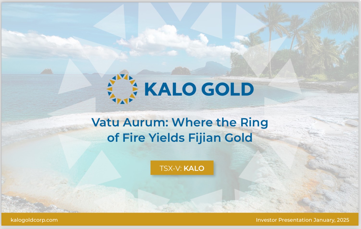 Kalo Gold Confirms Discovery Of Upper Level Of Epithermal Gold System ...