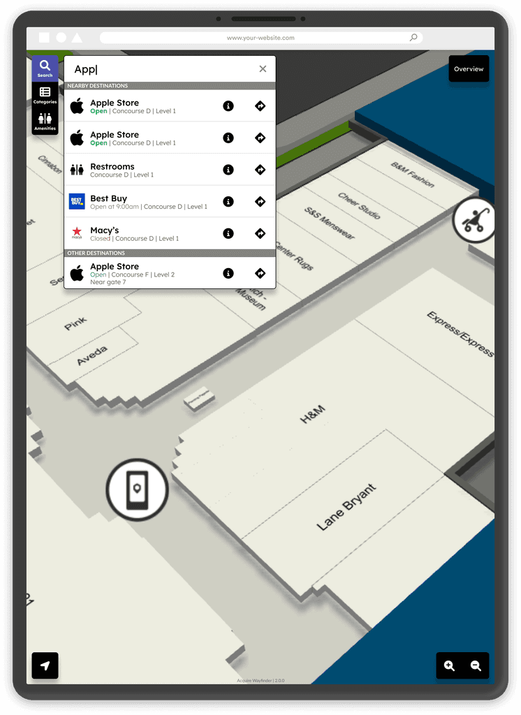 Wayfinder: Comprehensive Digital Wayfinding Solutions | Acquire Digital
