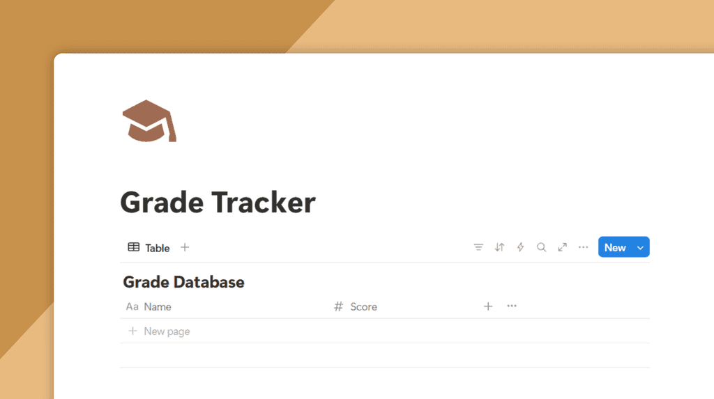 Build a Grade Recording System in Notion