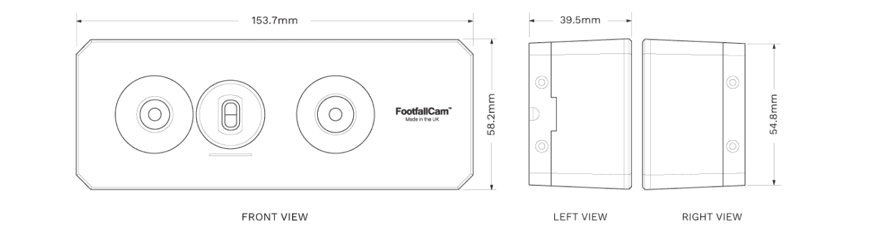 Footfall Counting Machine | Footfallcam Counter Devices | Inkryptis AI
