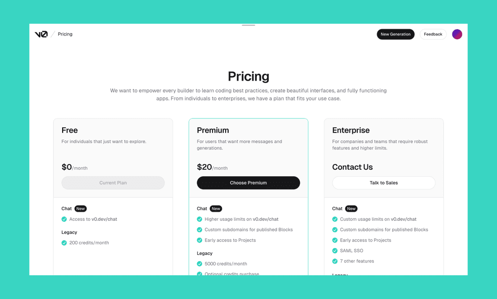 Vercel v0 AI Review: How To Use, Features And Alternatives