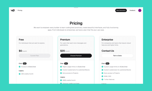 Vercel v0 AI Review: How To Use, Features And Alternatives