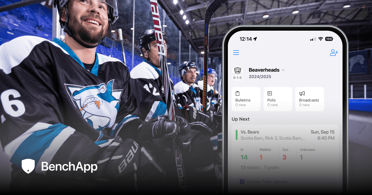 BenchApp - The Best Free Sports Team Manager