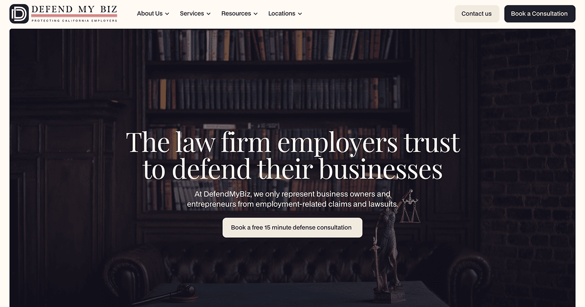 Employment Law Compliance Checklist CA | DefendMyBiz