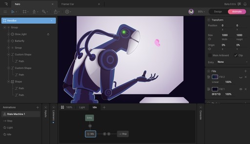 Rive - Build interactive motion graphics that run anywhere