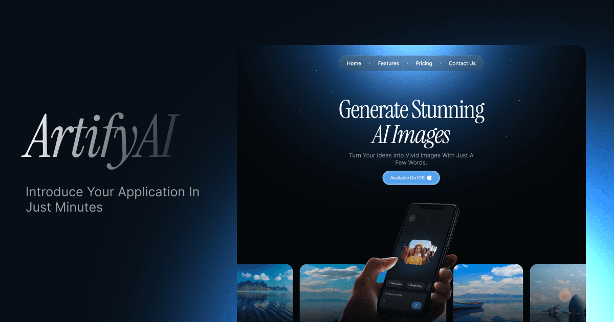 Artify Figma & Framer Template | Sprrrint