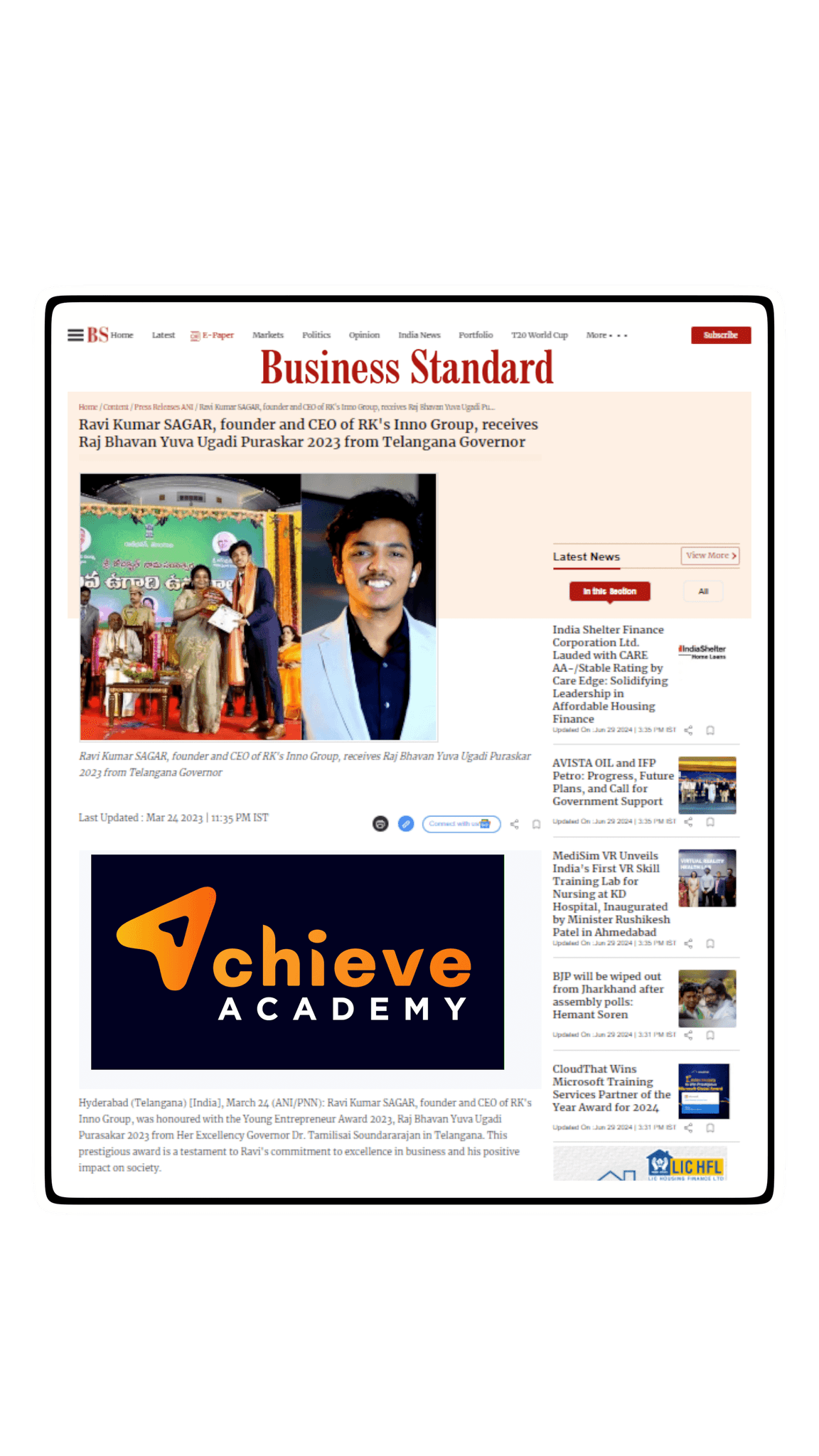 Achieve Academy: Online Learning Platform for Career Growth