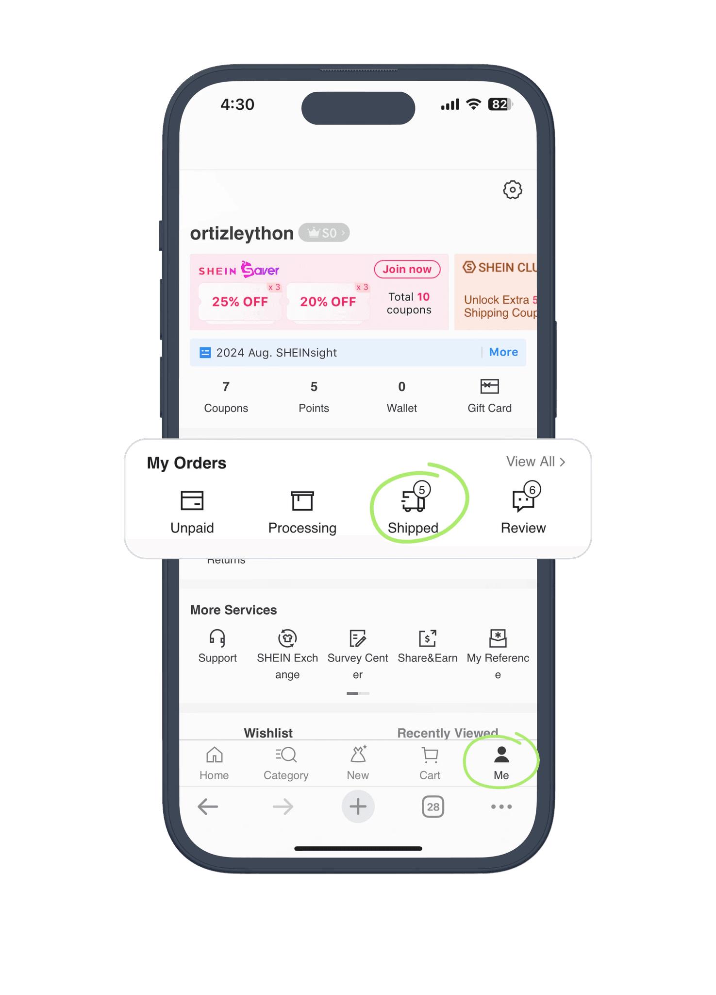 How to Download My Invoice on Shein? 📜📲 - Upper · Ecuador