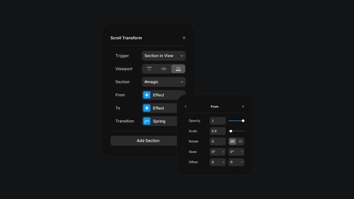 Immersive Scroll Zoom Animation in Framer — Framer Resource