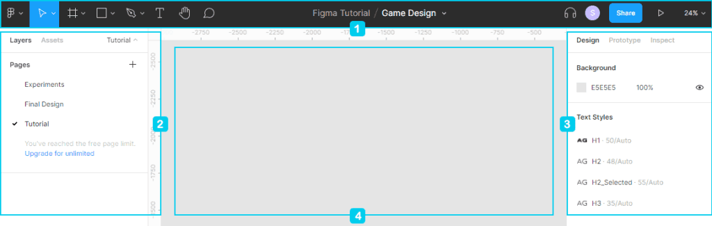Design an interactive game UI with Figma - What Up Games