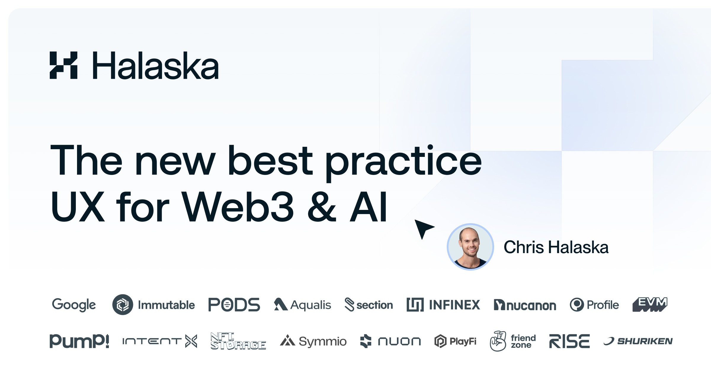 Halaska Studio / Best-practice UX for Web3 & AI
