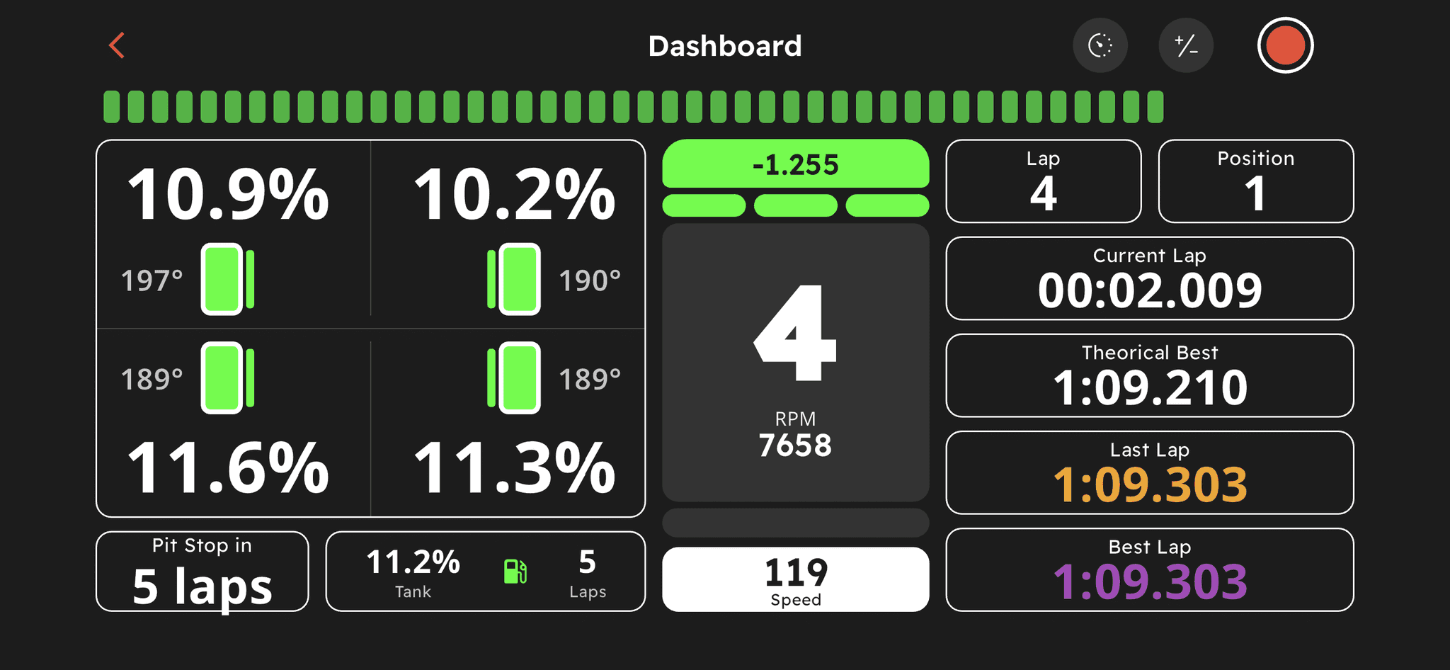 Racing View - Telemetry & Dashboard App for Forza Motorsport
