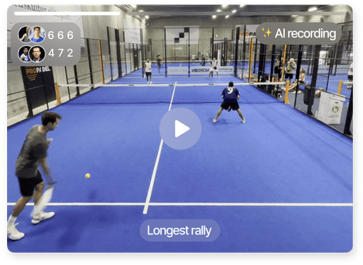 Clutch - The AI Camera for Padel
