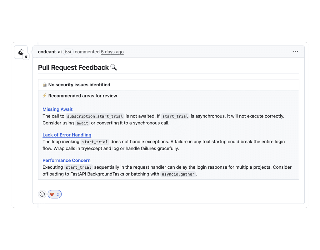 CodeAnt AI - AI Code Review
