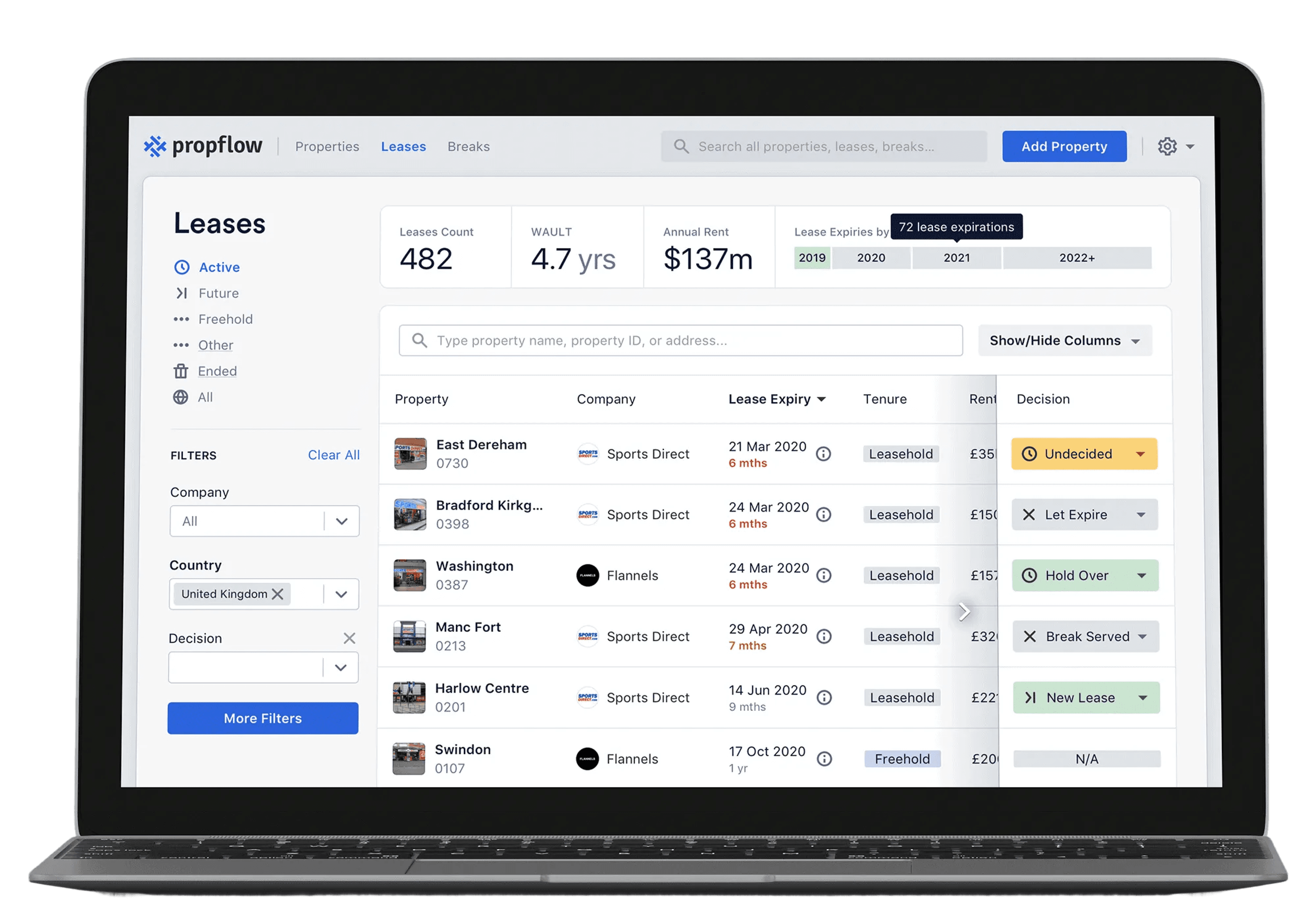 Propflow — Managing a thousand leases at once