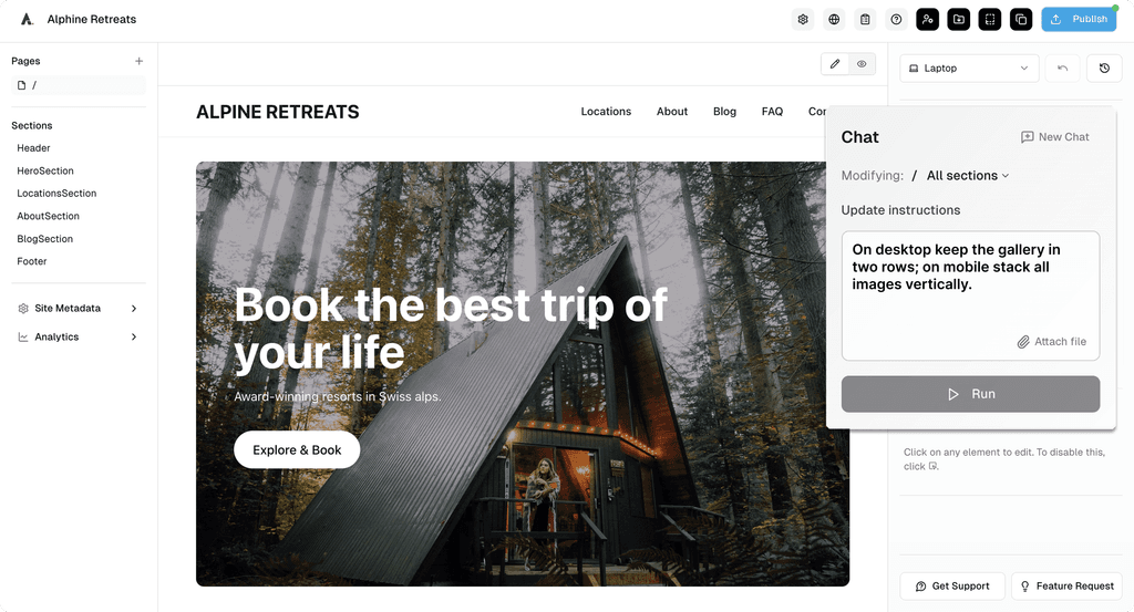 Alpha | AI Website Builder