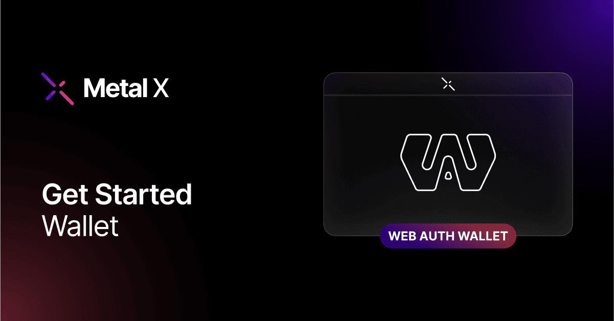 Create Wallet | Metal X - Everything Crypto. One Platform.