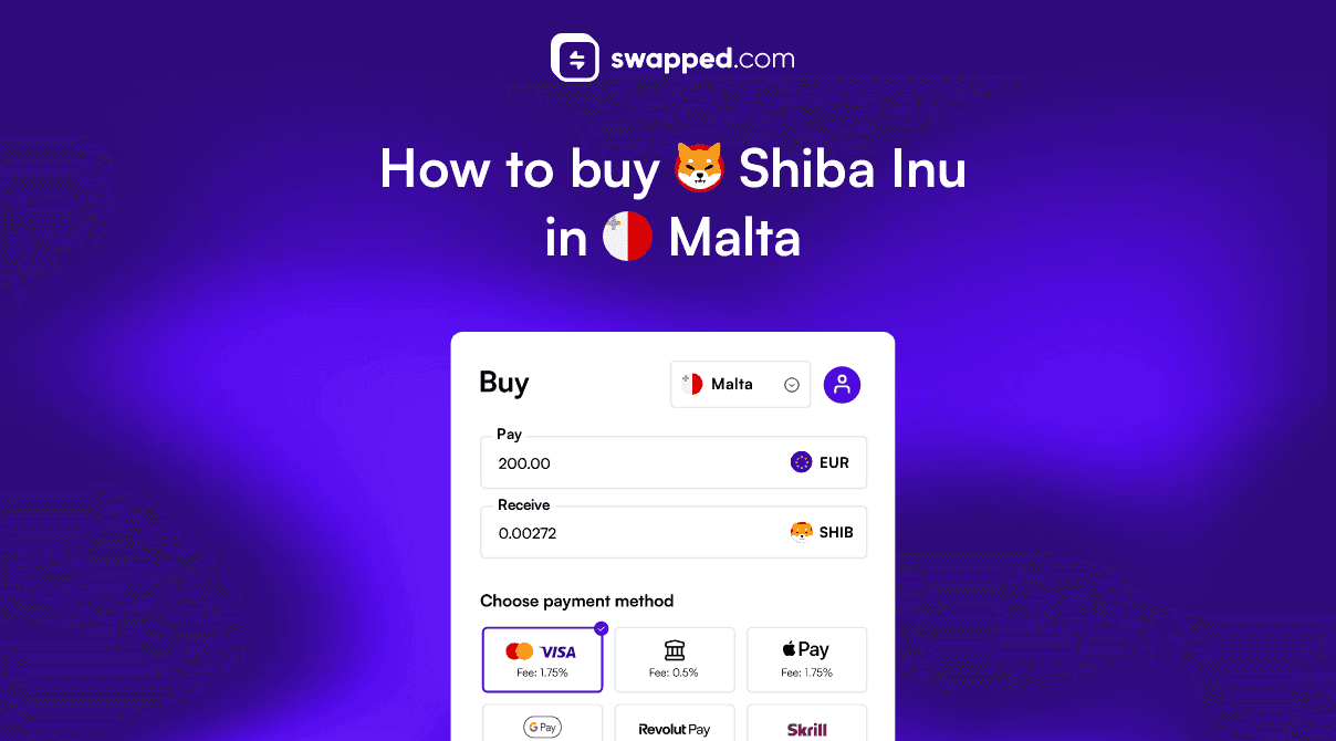 How to buy Shiba Inu (SHIB) in Malta with EUR