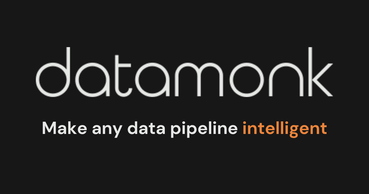 Datamonk | Make your date pipeline intelligent | Data engineering