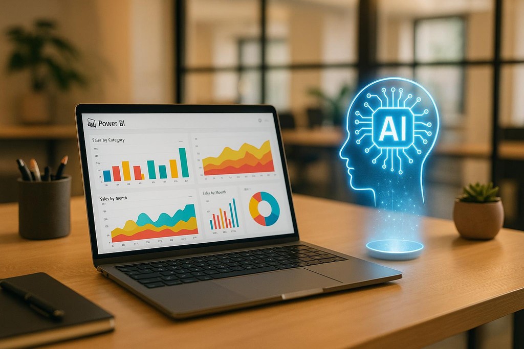 How to use AI in power bi - Querio