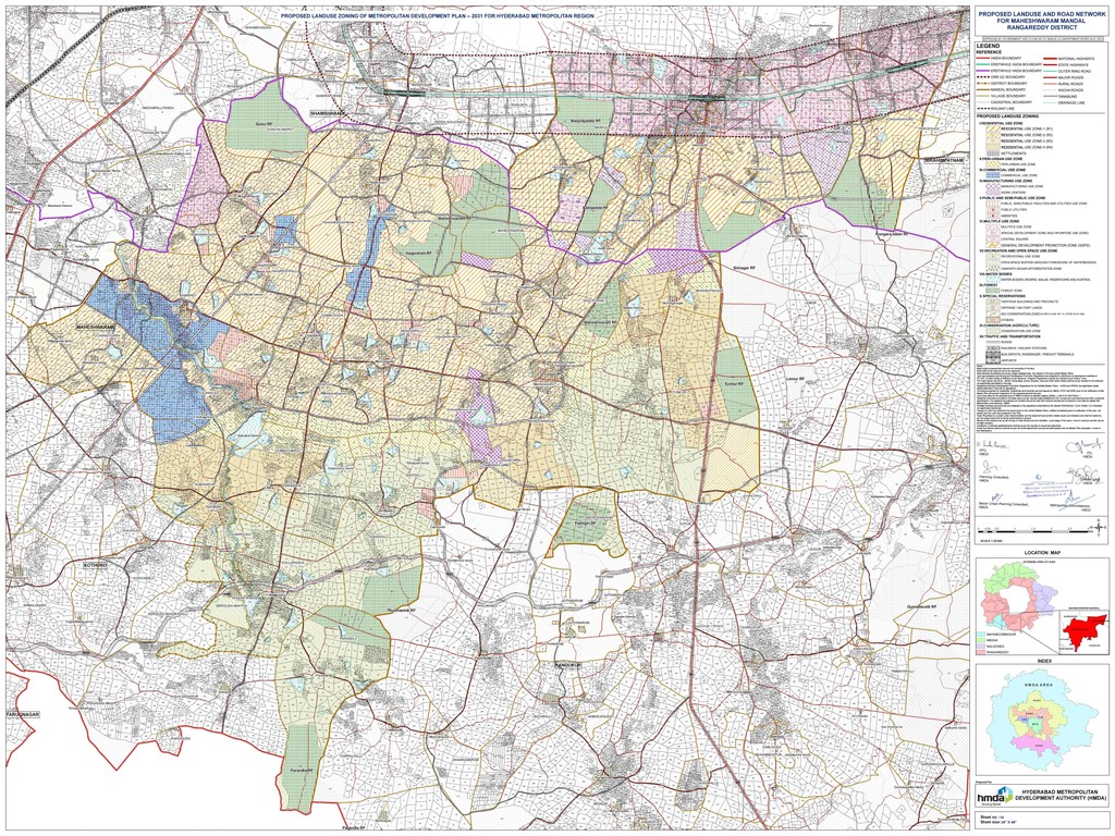 VMRDA 2041 & HMDA 2031 Master Plans | RRR Alignment Map - Charan Group