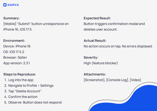 A step-by-step guide: Create Jira bug report templates | Narva Software ...