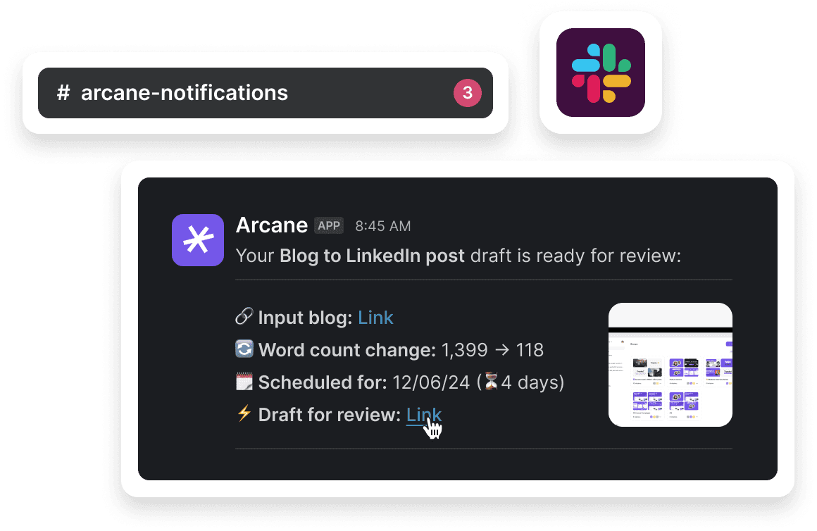 Arcane | Workflow Automation for Modern Marketers