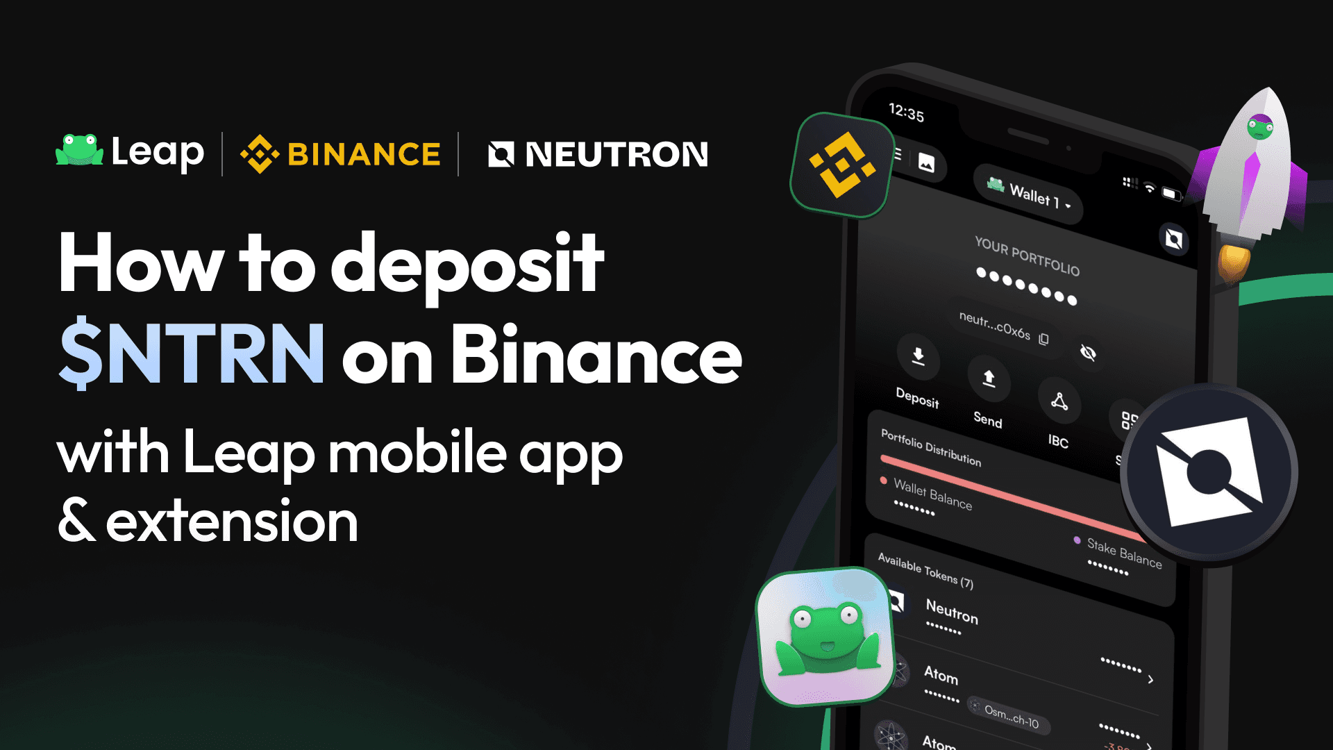 How to Deposit $NTRN on Binance Using Leap Wallet: Complete Step-by-Step Guide - Leap Wallet