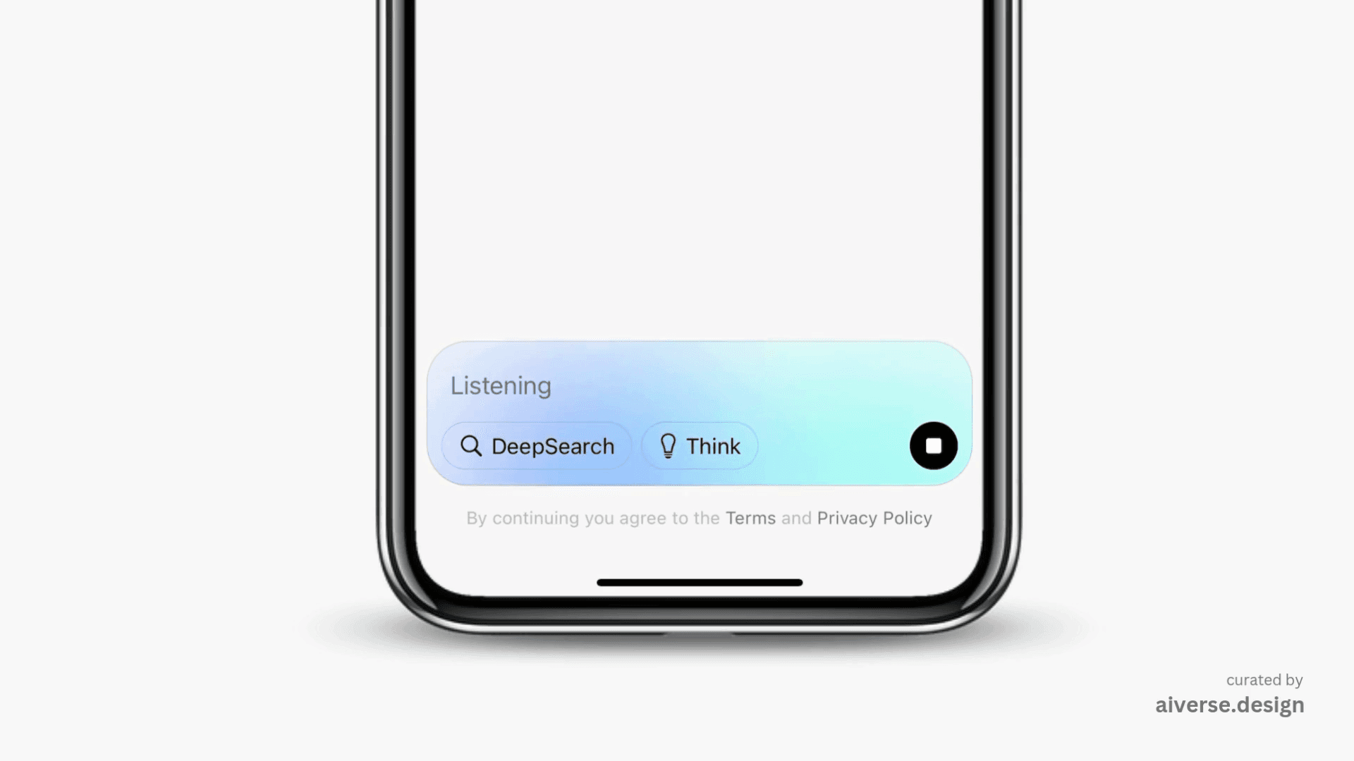 Grok's voice input loading state - Conversational AI-UX Interaction ...
