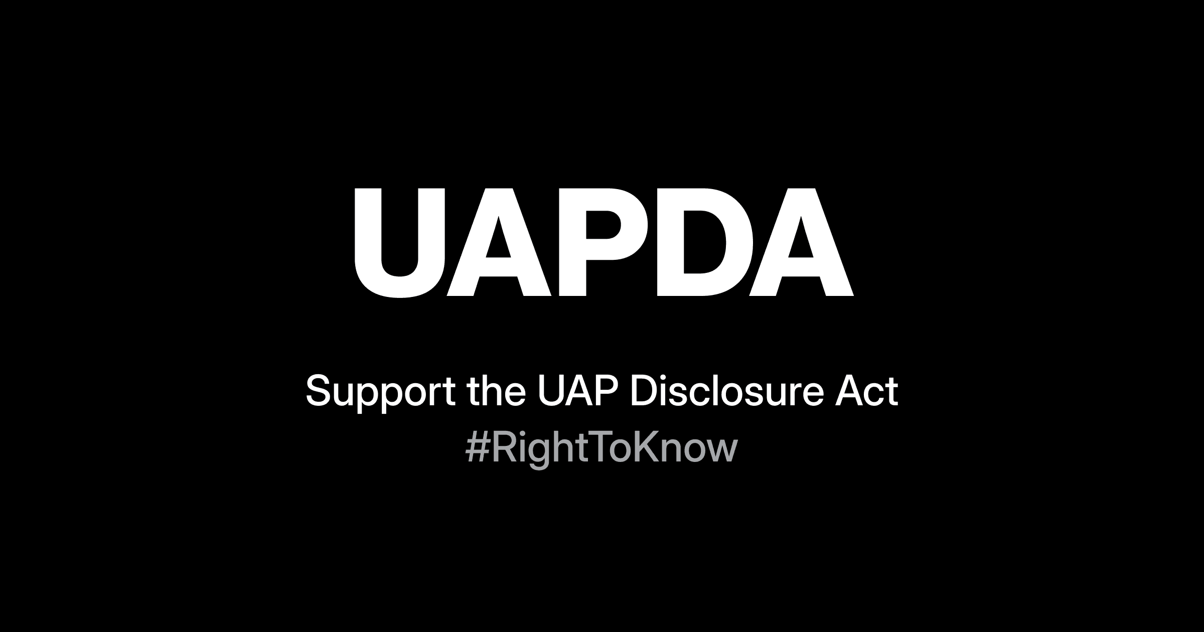 UAP Disclosure Act (UAPDA)