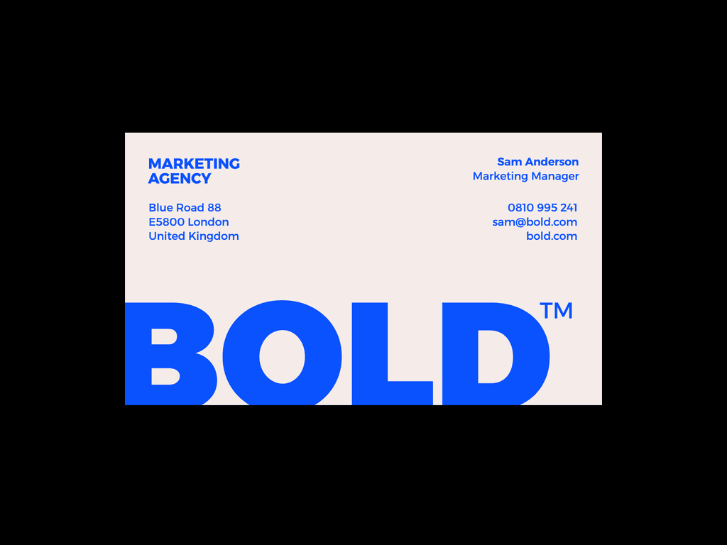 Glorify Template: Bold Business Card by nicola-vargiu