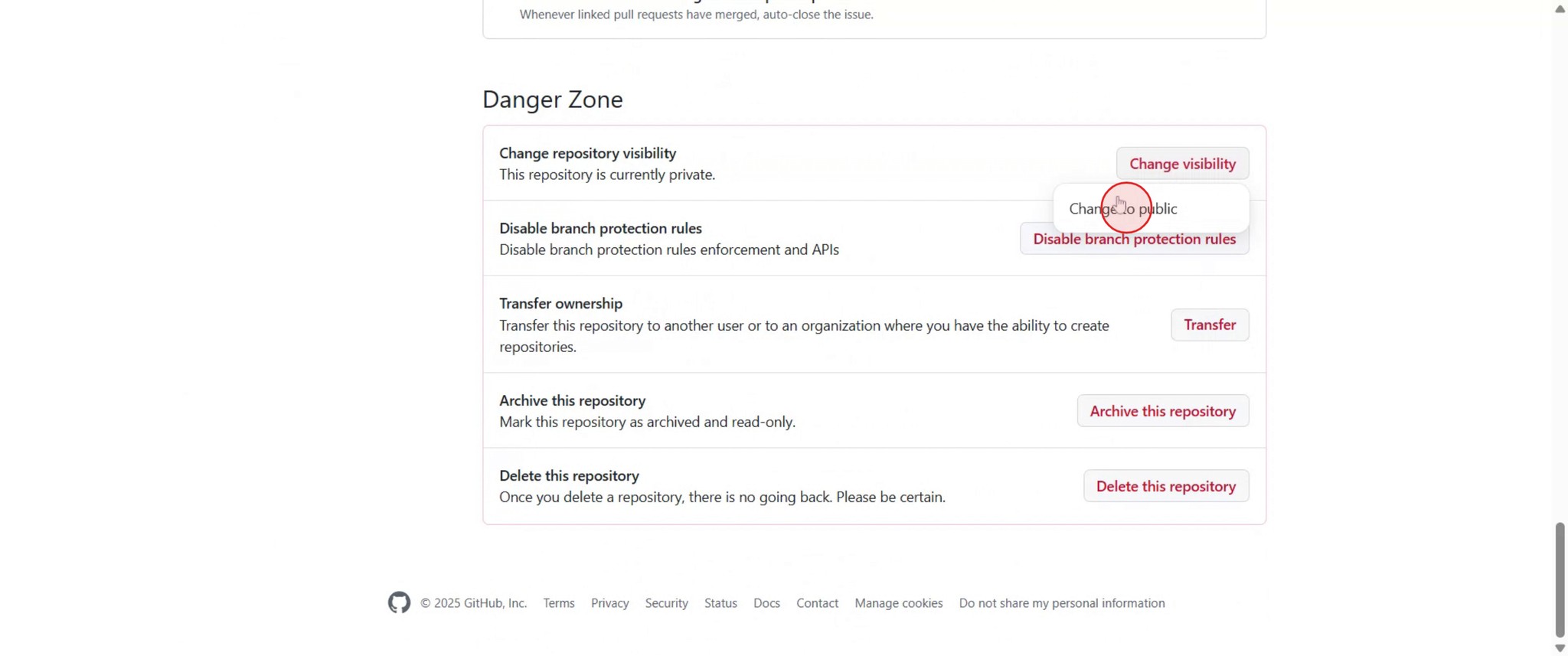 How to Change Github Repository from Private to Public - 1 minute video ...