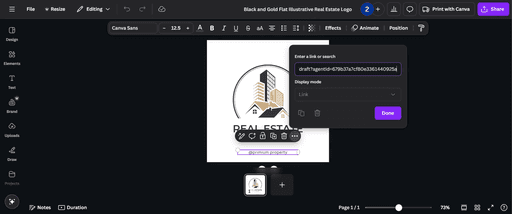 Wie man einen Link in Canva hinzufügt - 1-minütiger Video-Leitfaden