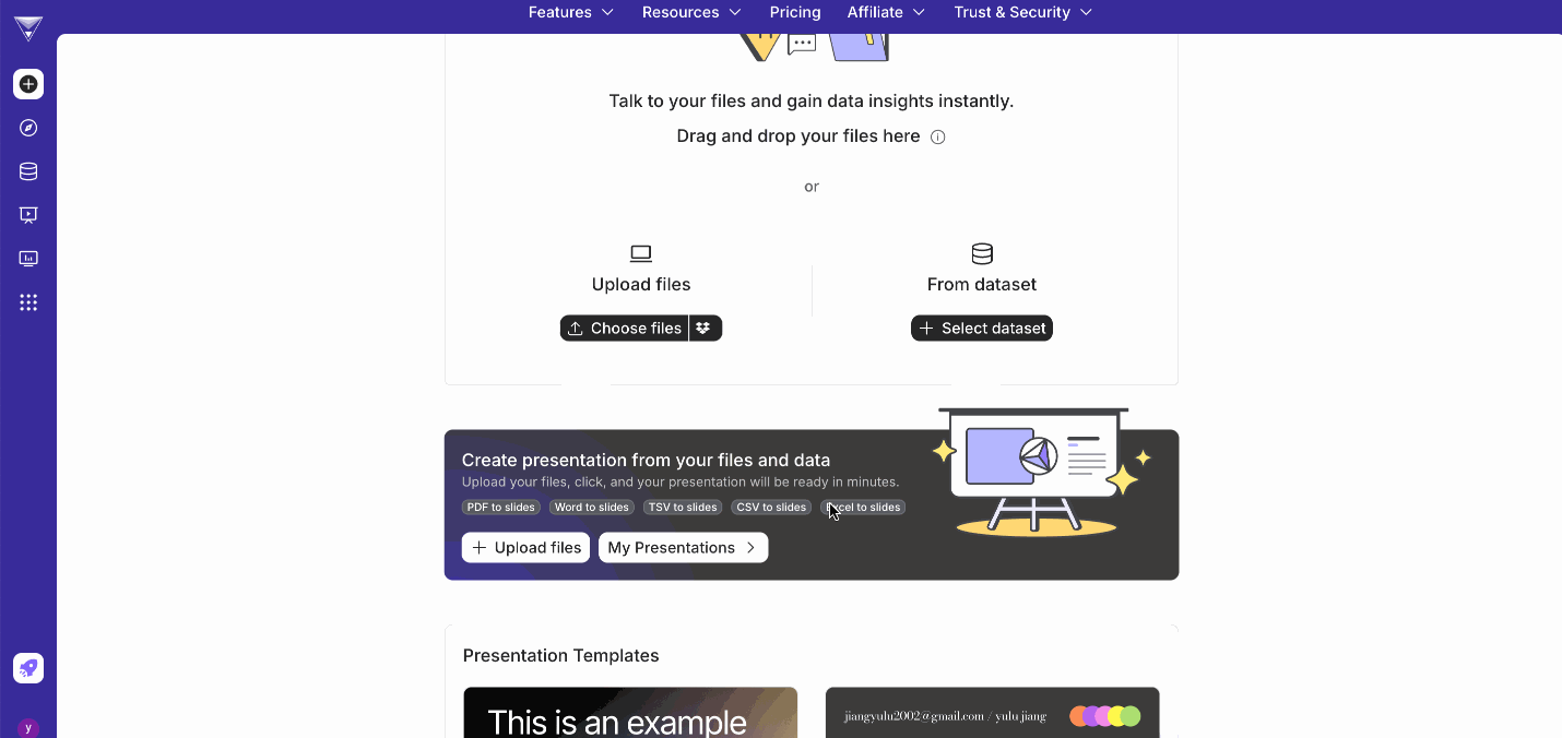 Create Presentation from Your Files and Data in One Click with ...