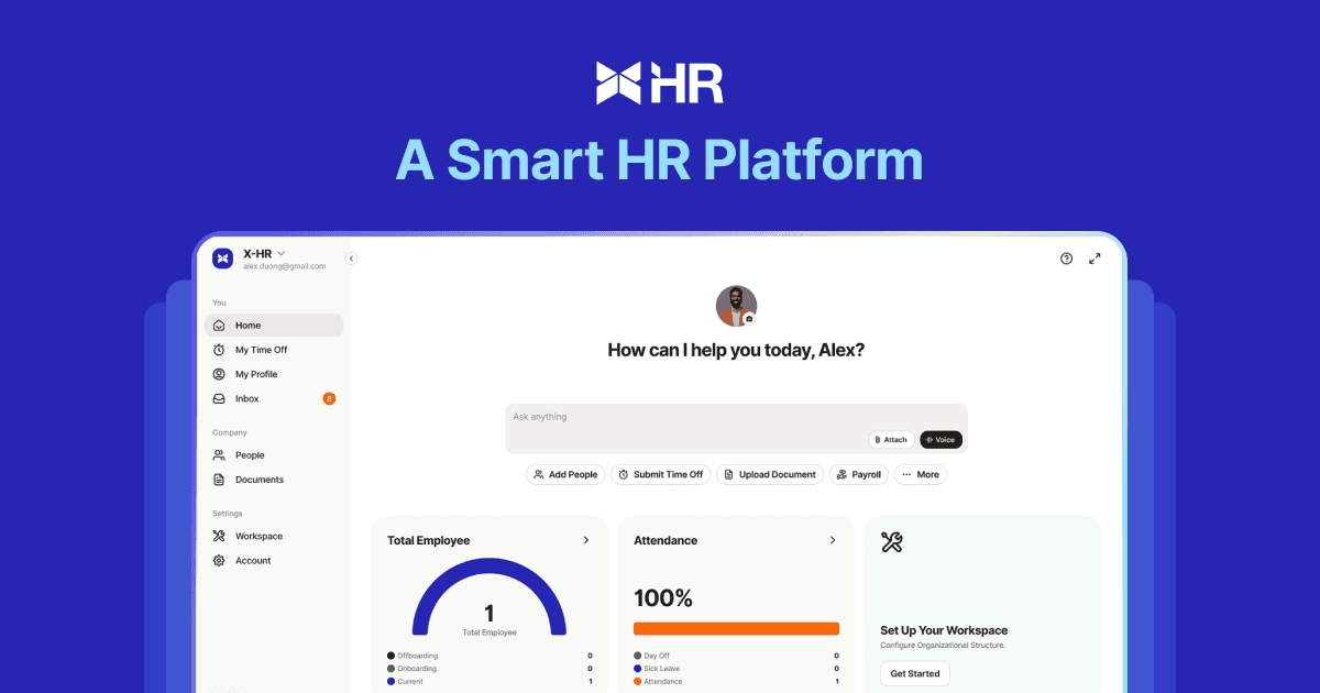 X-HR | The Smart Work Platform for Modern Teams | Free for