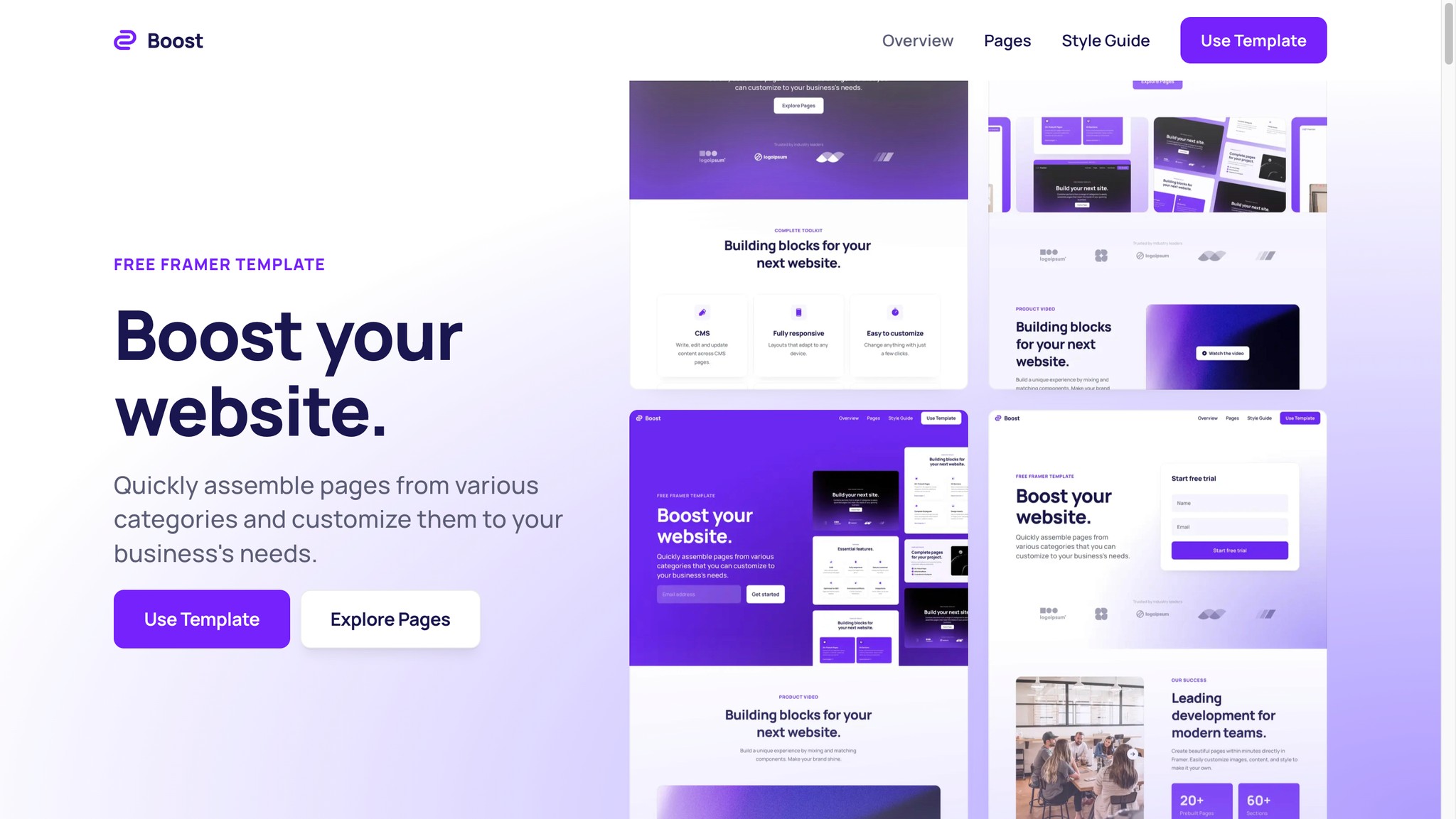 20 Free Framer Templates You Need to Download Today