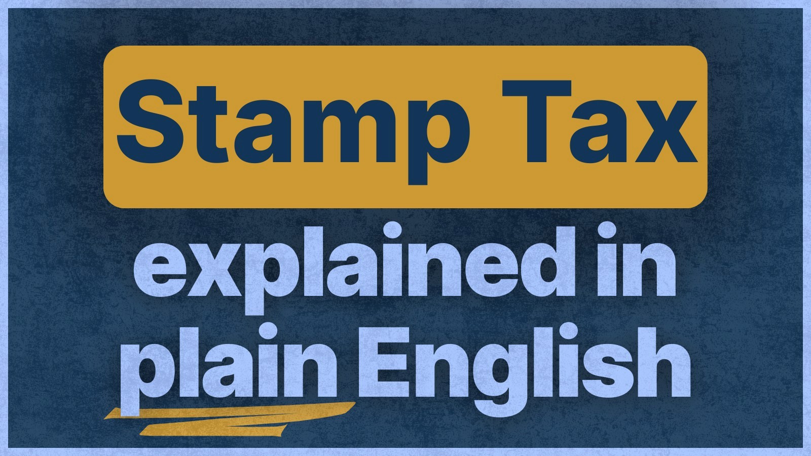 Stamp Tax in Real Estate: The Hidden Transfer Fee