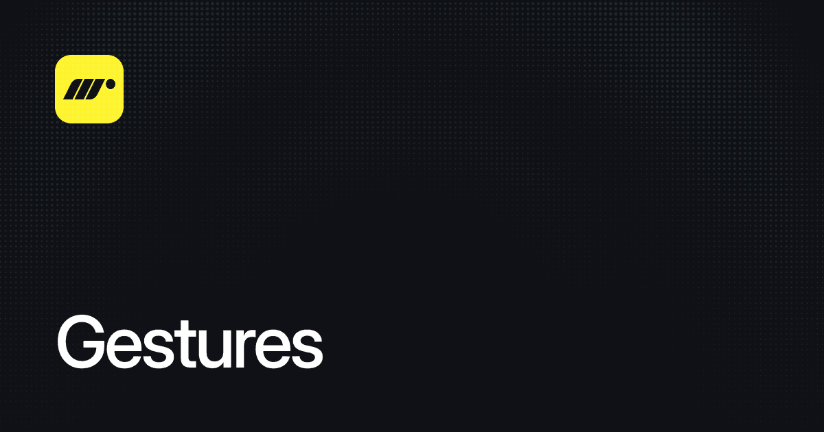 React gesture animations — hover, drag, press | Motion