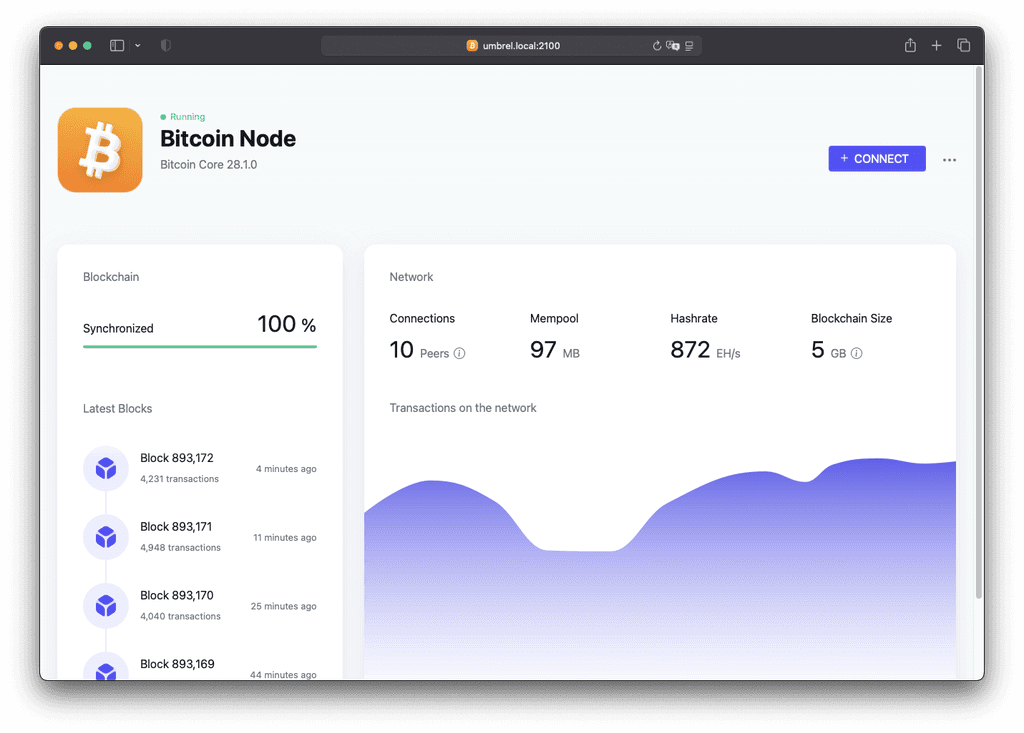 Bitcoin and Lightning Nodes - Umbrel - Personal home server and OS for ...