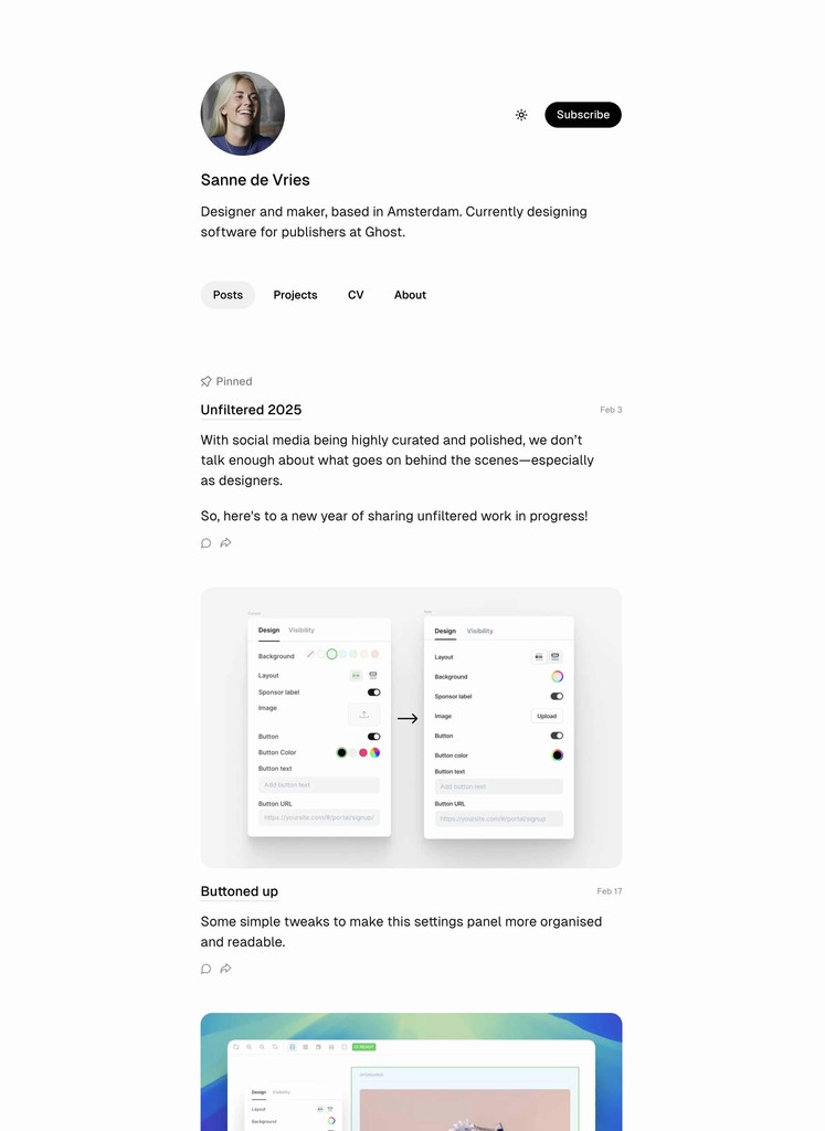 Dead Simple Sites — Minimal Website Inspiration