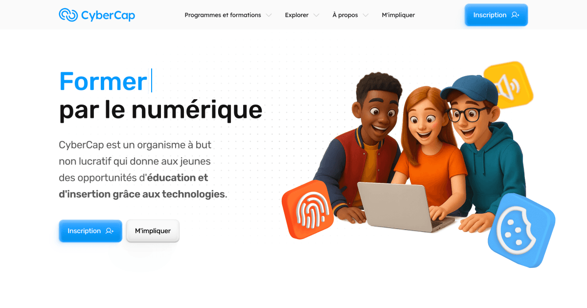 CyberCap | L’insertion et la réussite éducative par le numérique