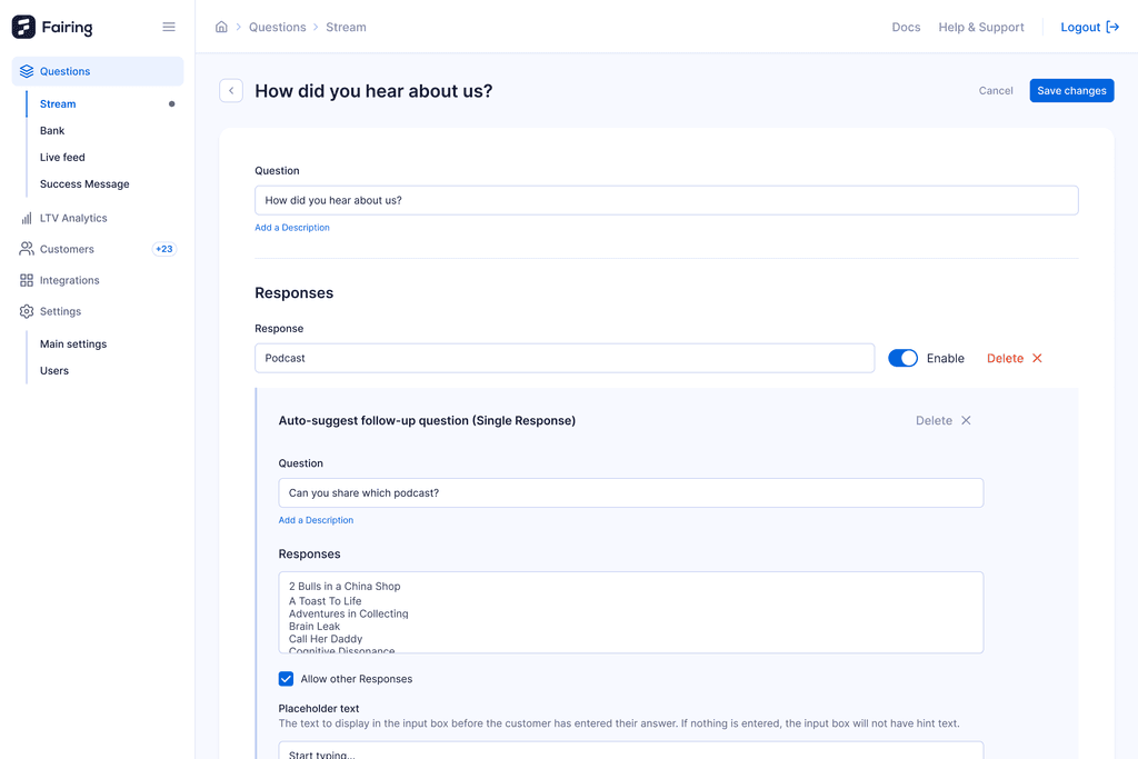 Fairing: Attribution Surveys to Measure Your Marketing