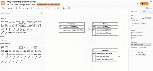 Draw.io vs Lucidchart vs ChartDB: Guide for Best ERD Tool